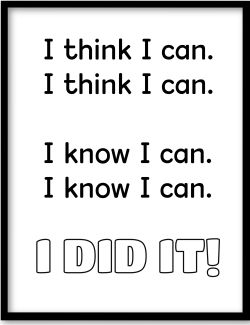 Positive Printable Posters - Believe In Yourself